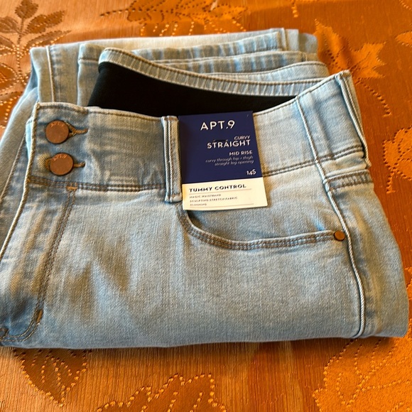 Apt. 9 | Jeans | Apt 9 Tummy Control Light Blue Jeans In 4s Brand New ...
